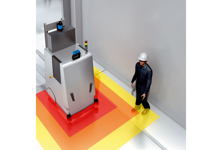 Protecting automated guided vehicles (AGVs) | SICK